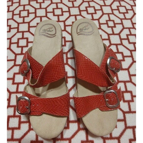 Dansko | Shoes | Dansko Sandals Womens Jessie Slides Adjustable Buckle ...